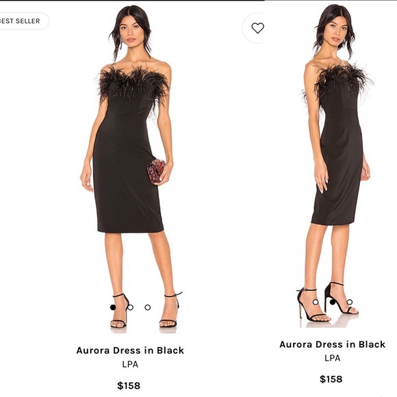 LPA | Dresses | Revolve Aurora Dress In Black By Lpa | Poshmark